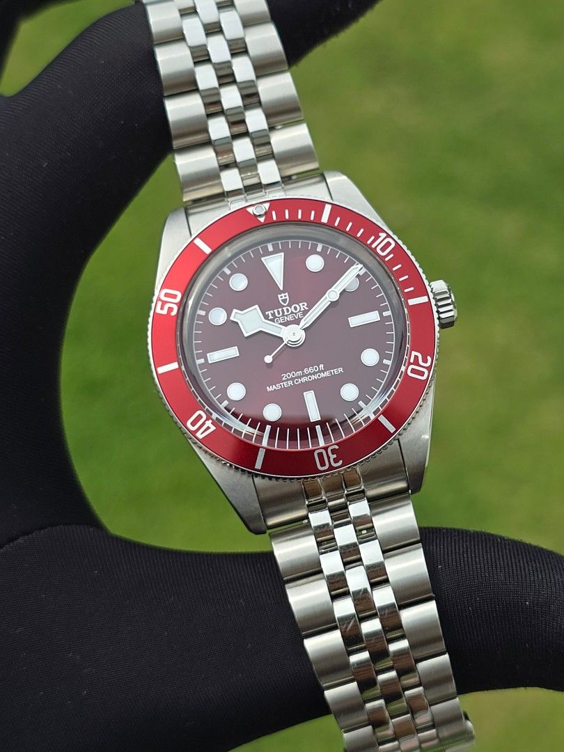 APR 2025 TUDOR BLACK BAY 58 BB 58 BURGUNDY RED DIAL JUBILEE M7939A1A0RU ...