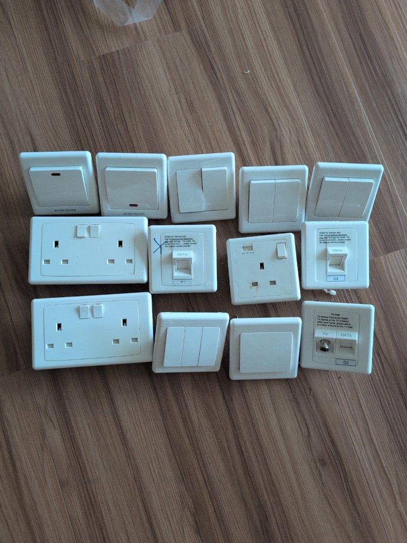 HDB switches / MK Switches (Take ALL), TV & Home Appliances, Electrical ...