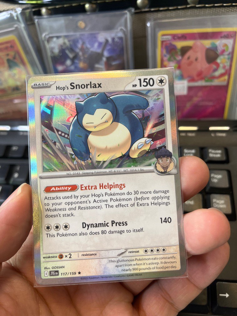 Hops snorlax Journey Together Holo Rare Hops Snorlax 117/159 - Mint2025 ...