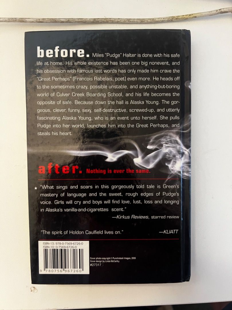 Looking for Alaska by John Green, Hobbies & Toys, Books & Magazines ...