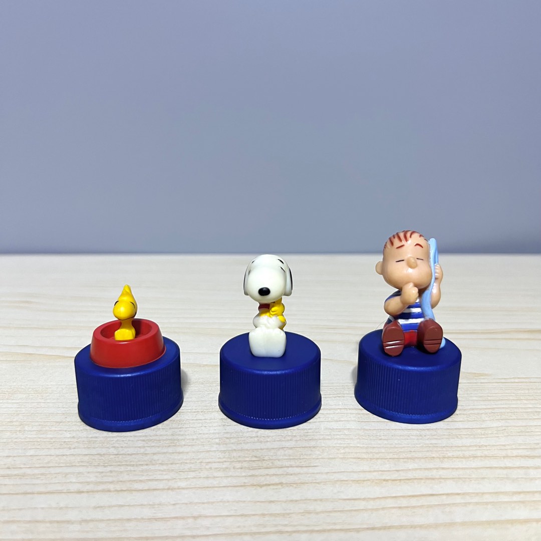 Pepsi x Peanuts Snoopy Bottle Caps (Woodstock, Snoopy, and Linus Mini ...