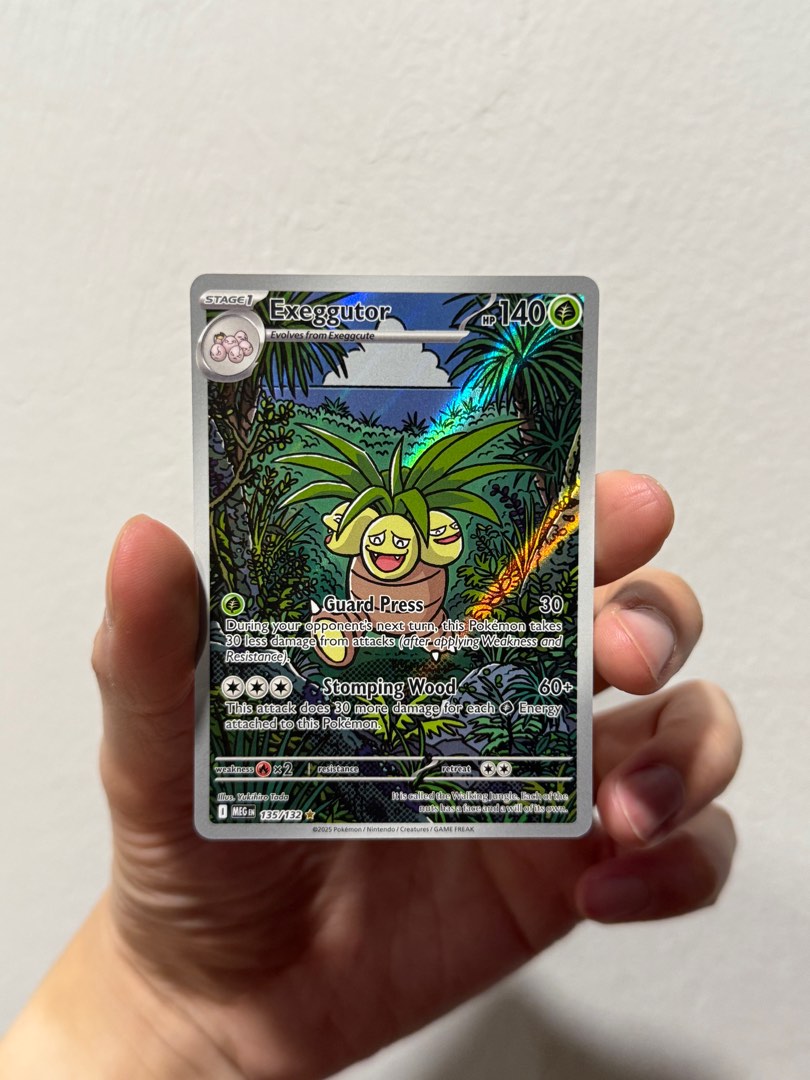 Pokemon TCG Mega Evolution Exeggutor IR, Hobbies & Toys, Memorabilia ...