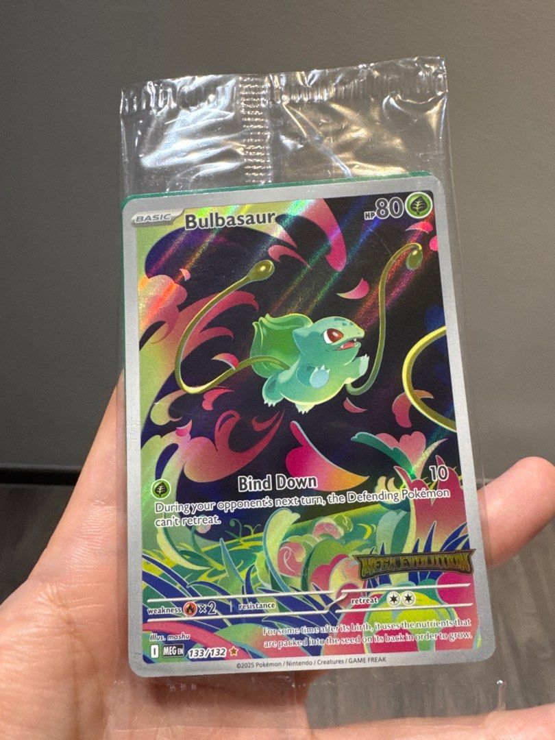 bulbasaur mega evolution promo card