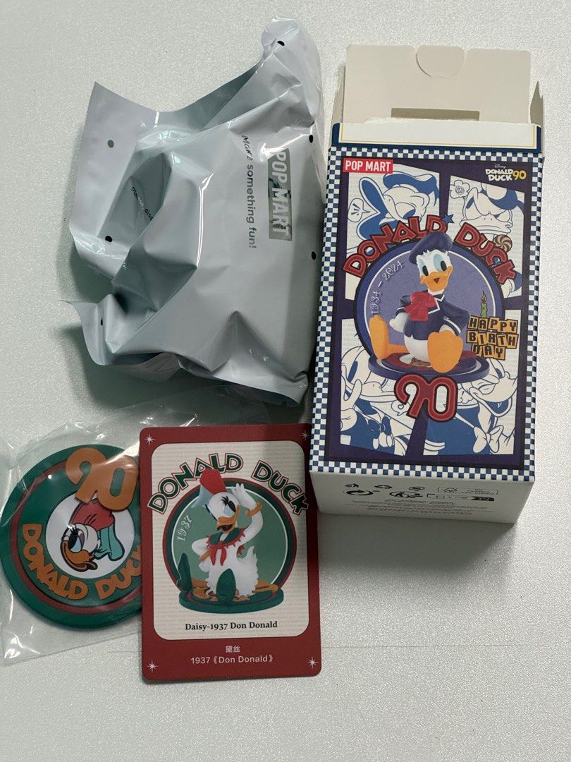 POP MART Donald Duck 90th Anniversary Figure - Blind Box, Hobbies ...
