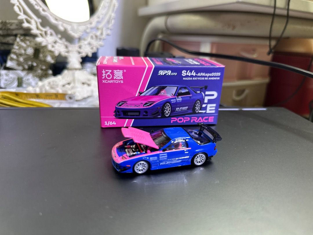 Pop Race S44-APAxpo2025 Mazda RX7 FC3S RE AMEMIYA 1/64, Hobbies & Toys ...