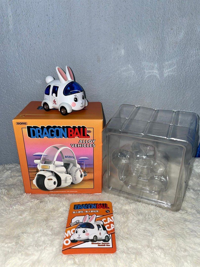 Popmart dragon ball alloy vehicle blind box monster carrot rabbit car ...