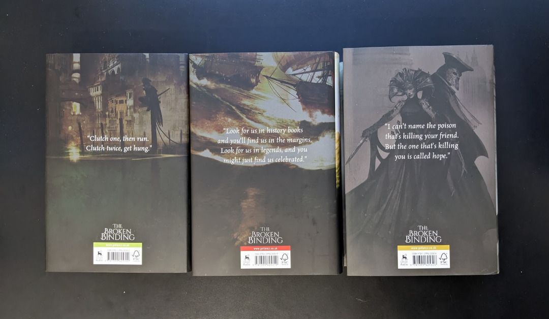 The Broken Binding Gentleman Bastards (Lies of Locke Lamora, Red Seas ...