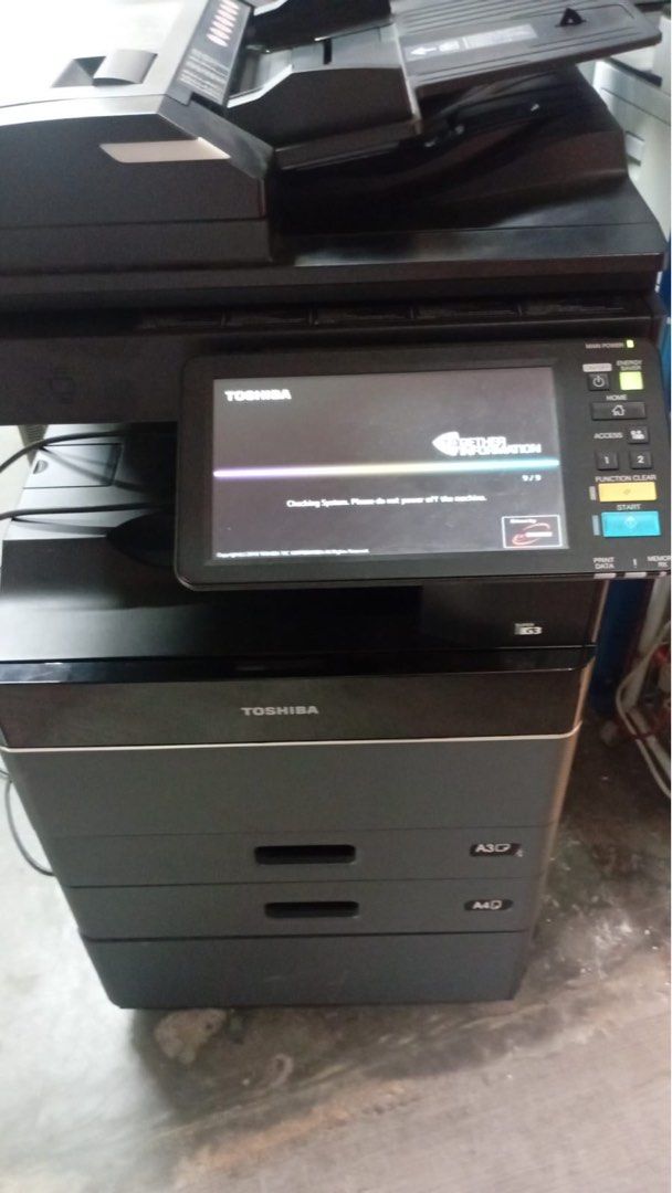Toshiba e-STUDIO Multifunction Printer, used less than 4000 copies ...