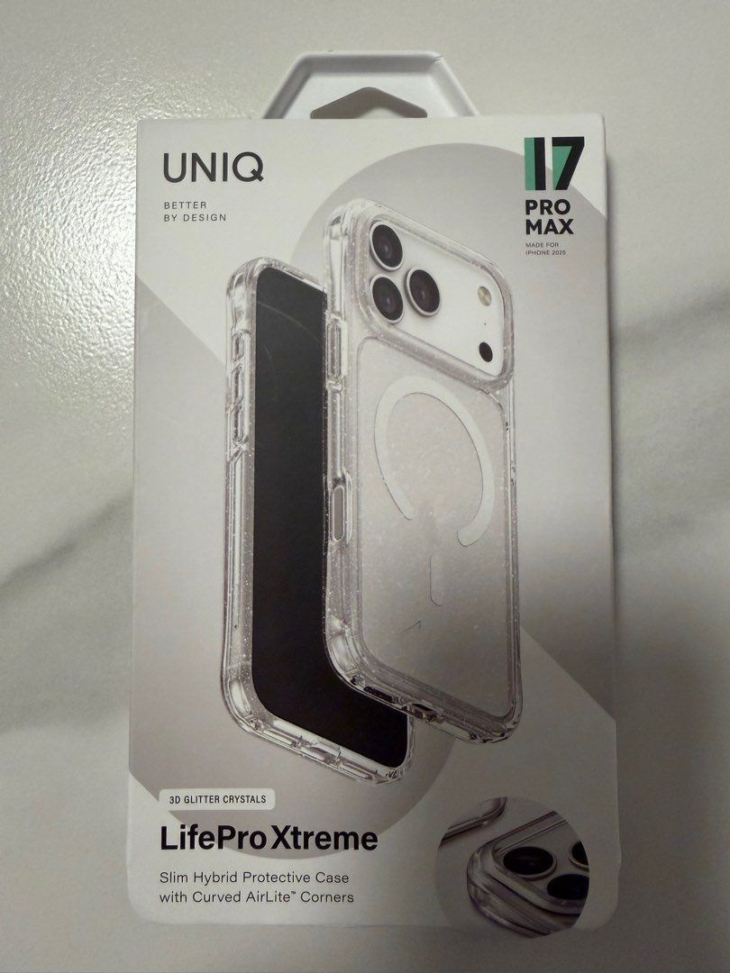 UNIQ Lifepro Xtreme Tinsel Lucent Hybrid iPhone 17 Pro Max Phone Case ...