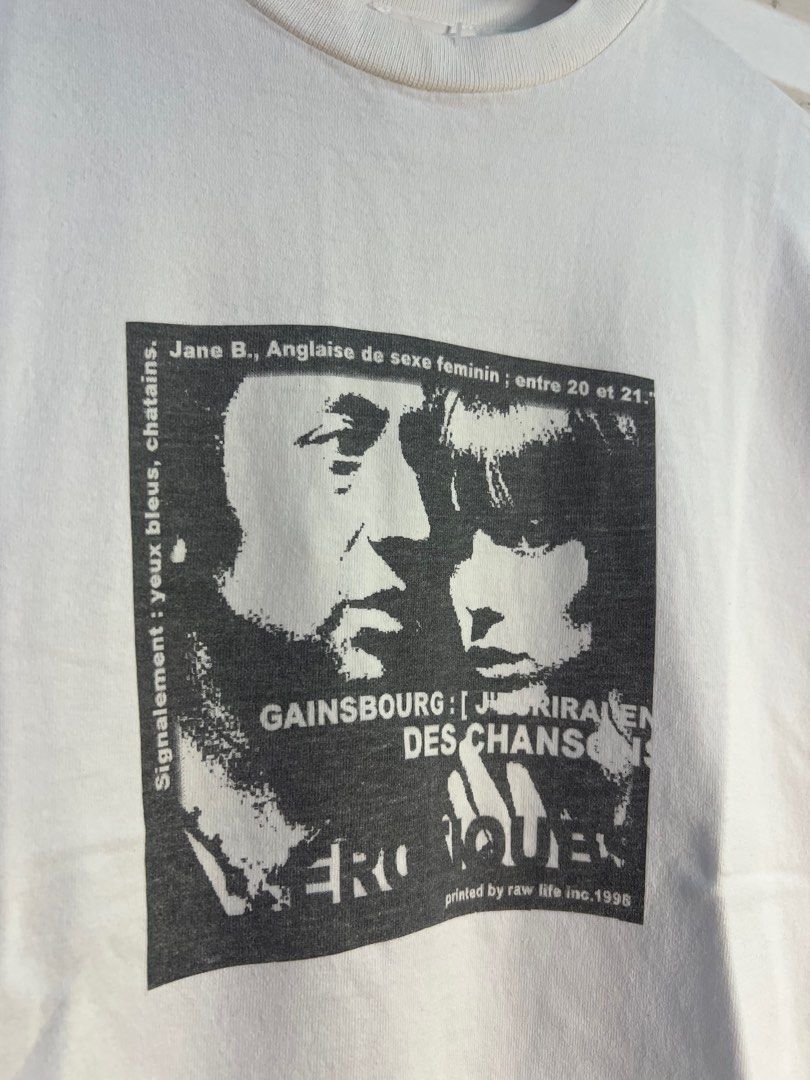 Vintage 90s Jane Birkin Tee, Men's Fashion, Tops & Sets, Tshirts & Polo ...