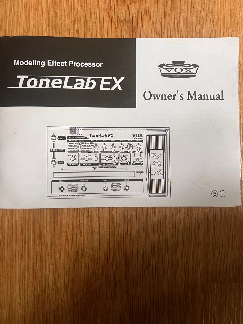 VOX ToneLab EX Modeling Effect Processor, Hobbies & Toys, Music & Media ...