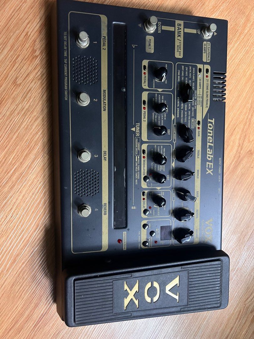 VOX ToneLab EX Modeling Effect Processor, Hobbies & Toys, Music & Media ...