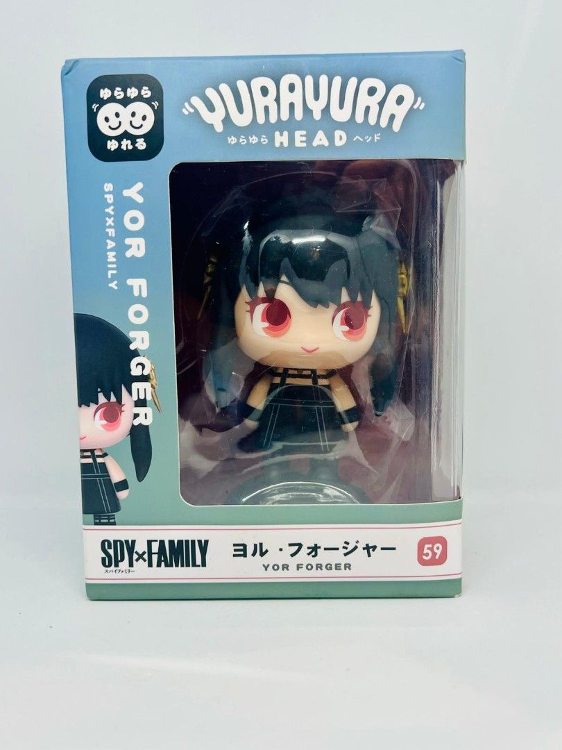 Yurayura Yor Forger Head Figure - SPY x FAMILY Collectible!, Hobbies ...