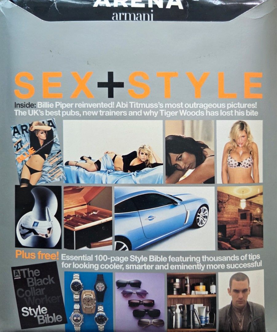 Arena Magazine #157 April 2005 - Billie Piper Issue + Arena Style Bible ...