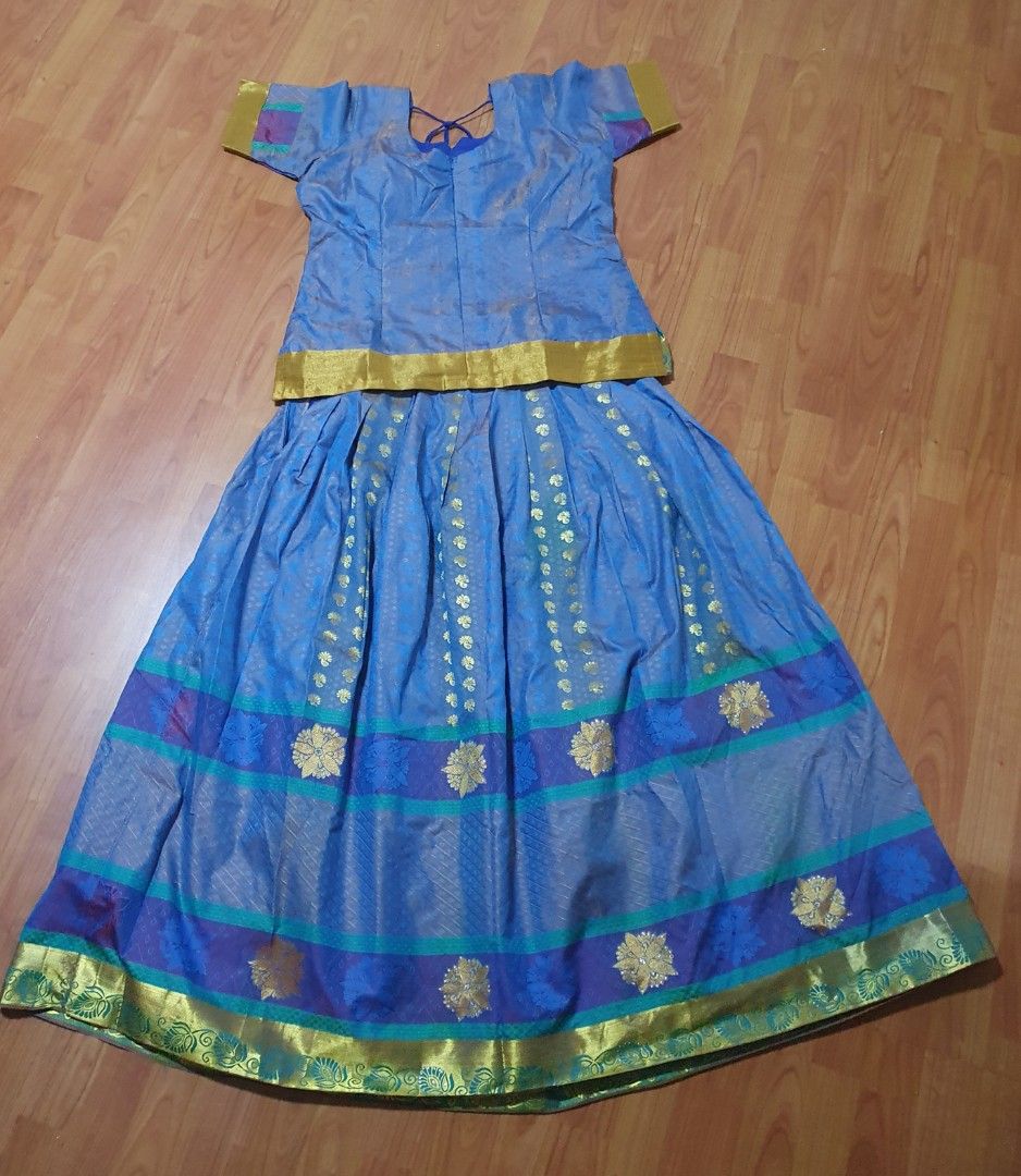 Blue Traditional Indian Outfit, Women's Fashion, Dresses & Sets ...