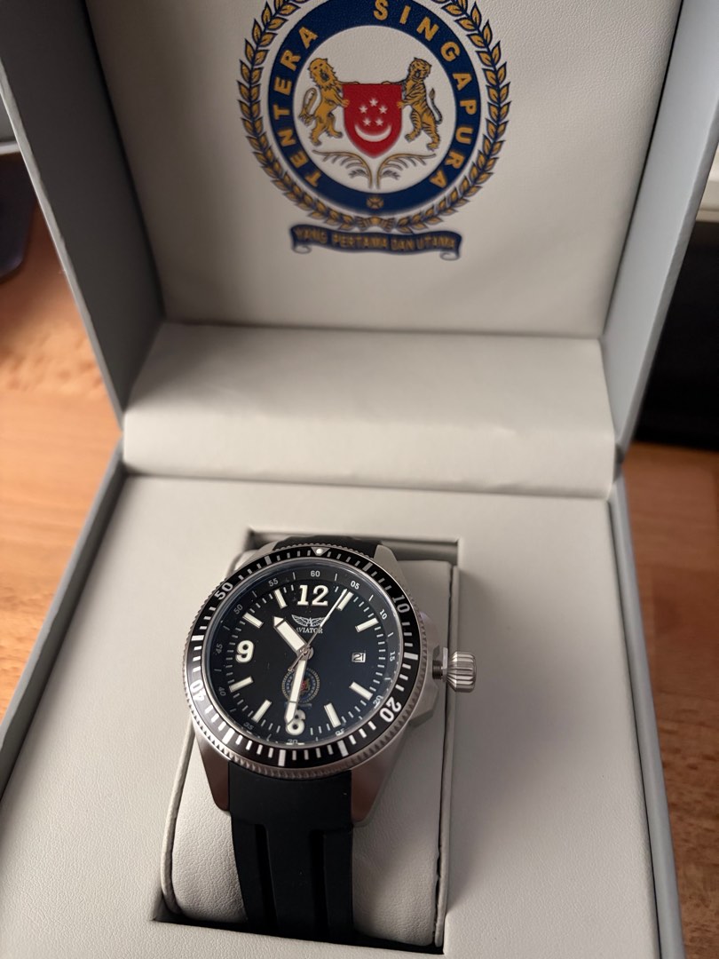 [BNIB] Aviator Military Special Edition Watch (SAF), Men's Fashion ...