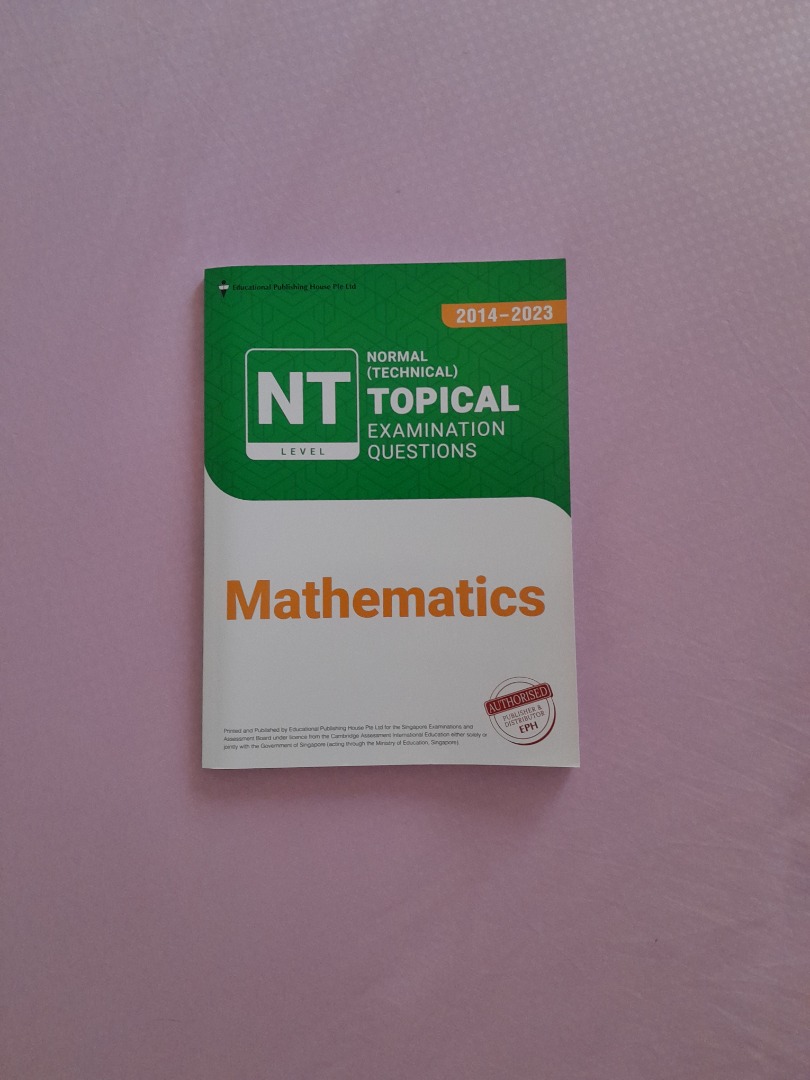 BNIP. EPH NT (G1) Math Topical Tys 2014-2023. With Ans Sheet., Hobbies ...