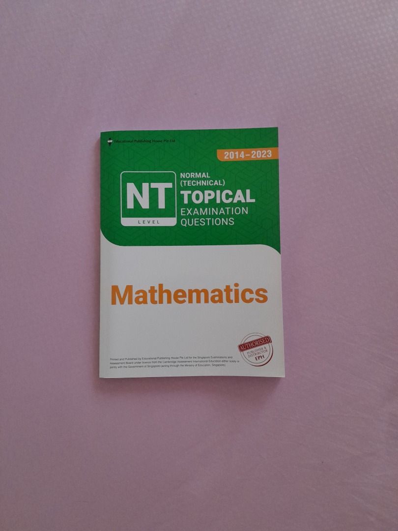 BNIP. EPH NT (G1) Math Topical Tys 2014-2023. With Ans Sheet., Hobbies ...