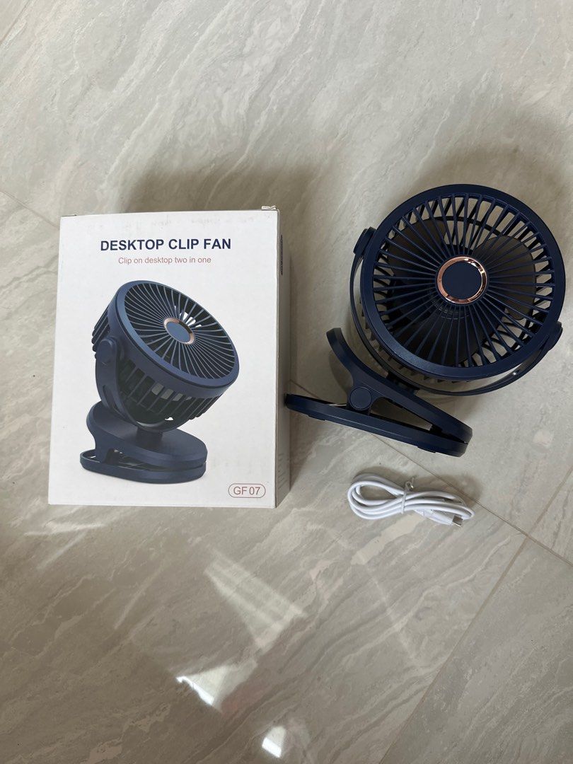 Desktop Clip Fan - Brand New, Furniture & Home Living, Lighting & Fans ...
