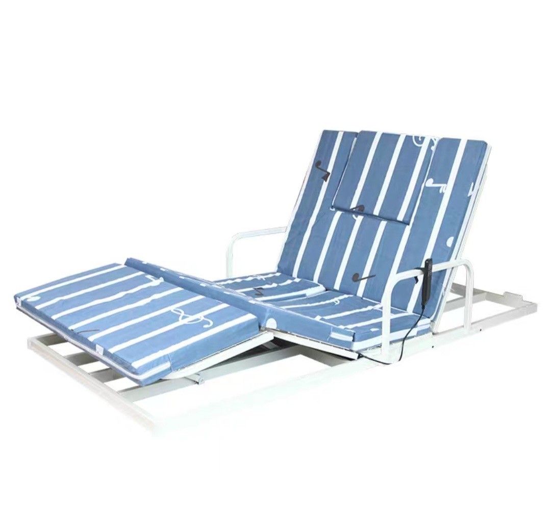 Electric Adjustable Bed with Remote Control, Furniture & Home Living ...