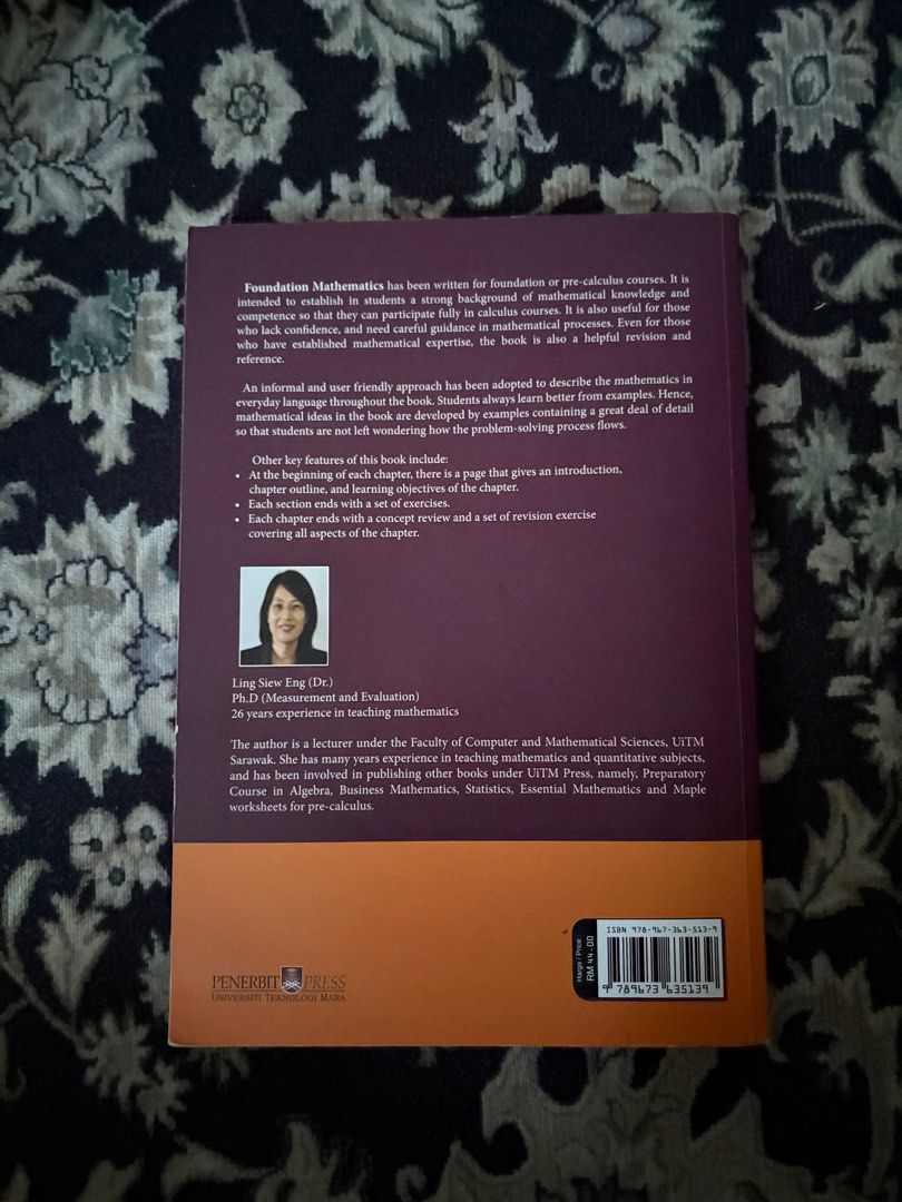 Foundation Mathematics by Ling Siew Eng, Hobbies & Toys, Books & Magazines, Textbooks on Carousell