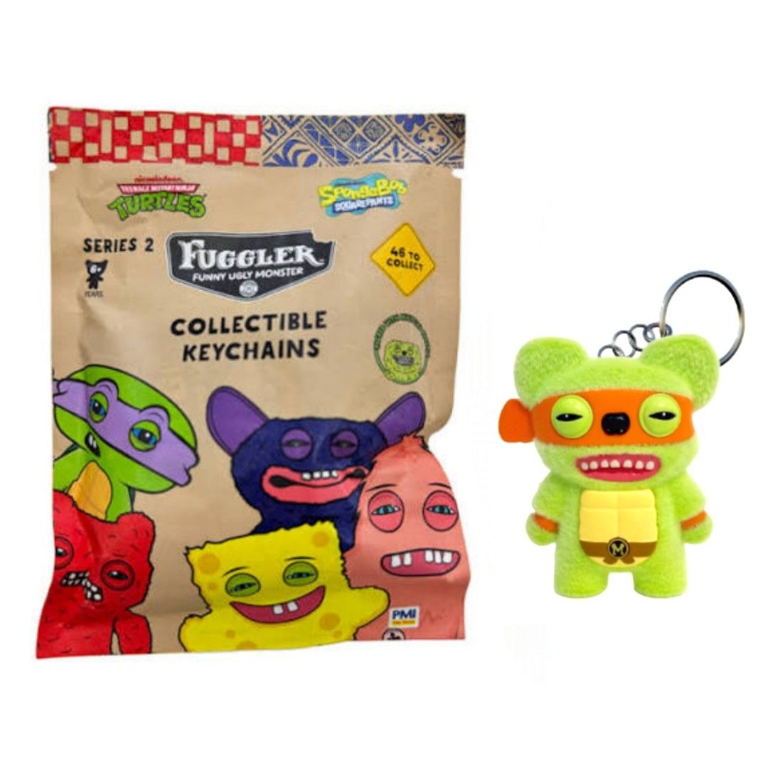 FUGGLER Collectible Keychain SERIES 2 - Rare MICHELANGELO (Teenage ...