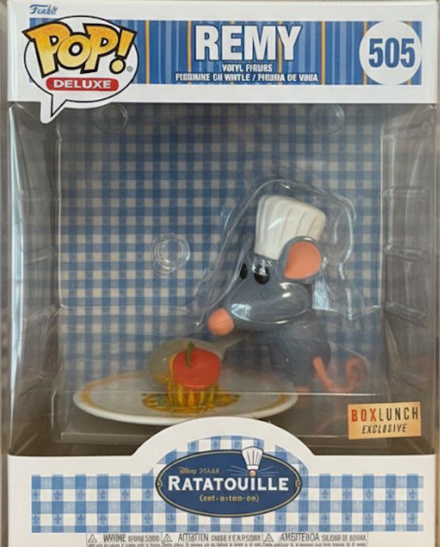 Funko POP! Deluxe: Remy with Ratatouille Dish (#1209) | BoxLunch ...