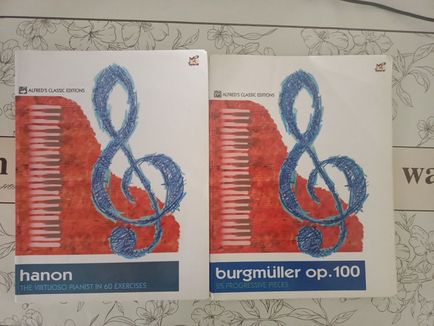 Hanon & Burgmuller Piano Exercise Books, Hobbies & Toys, Music & Media ...