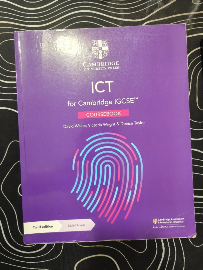 IGCSE ICT Coursebook 3rd Edition (UNUSED Digital Code) - Like New, Hobbies & Toys, Books ...