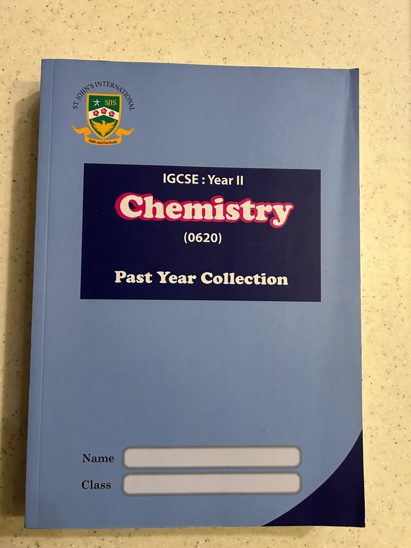 IGCSE Year II Chemistry (0620) Past Year Collection, Hobbies & Toys ...