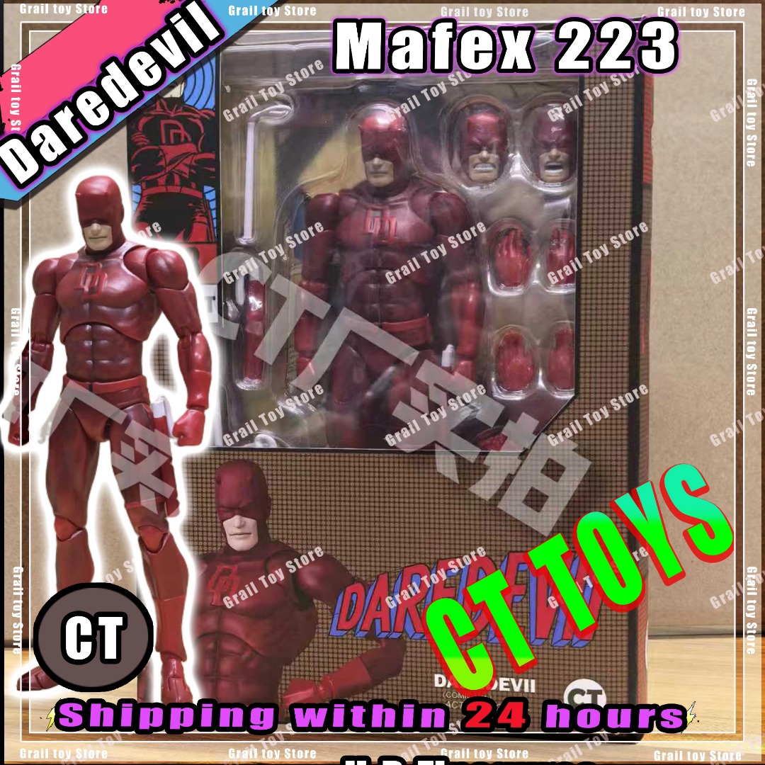 In Stock Ct Toys Daredevil Mafex 223 Figure SHF Comic Version Anime ...