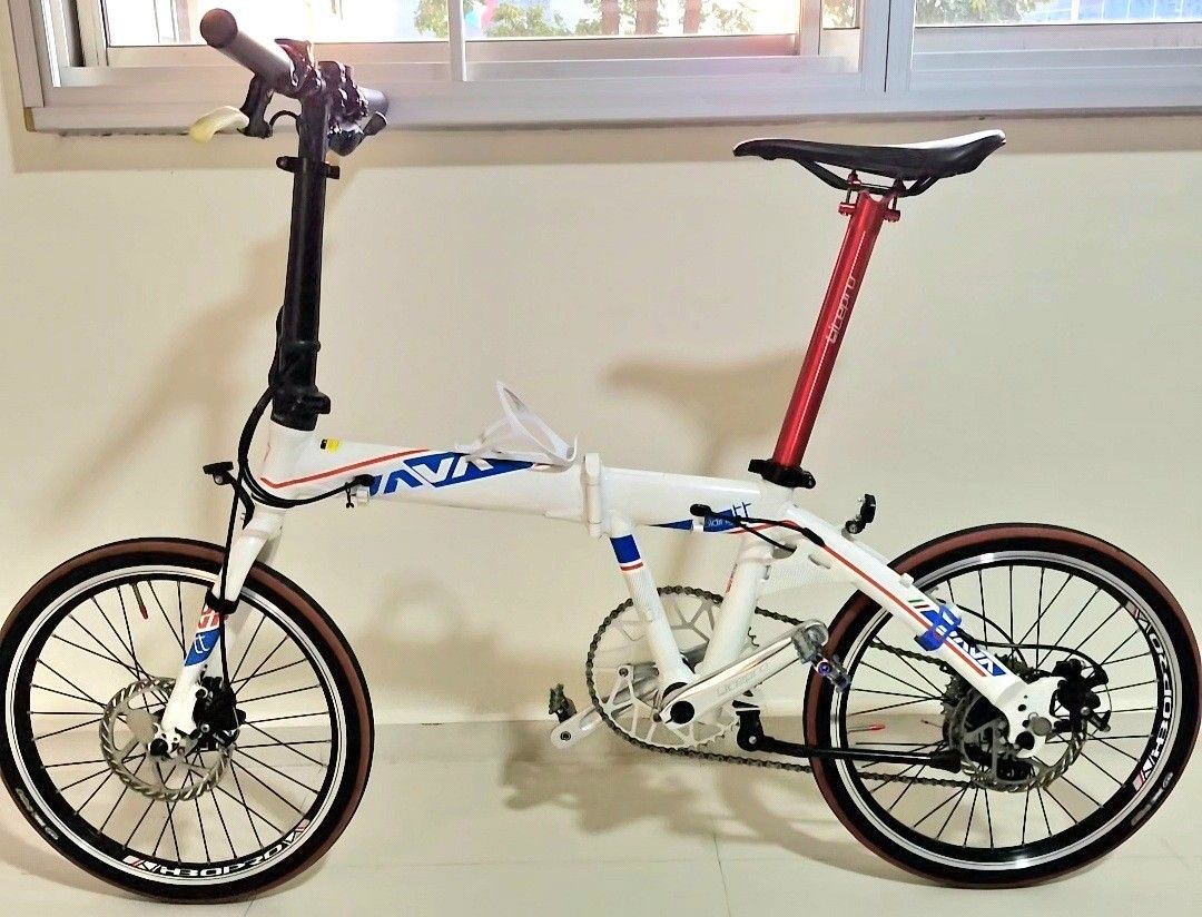 Java TT 20" Folding Bike - White, Sports Equipment, Bicycles & Parts ...