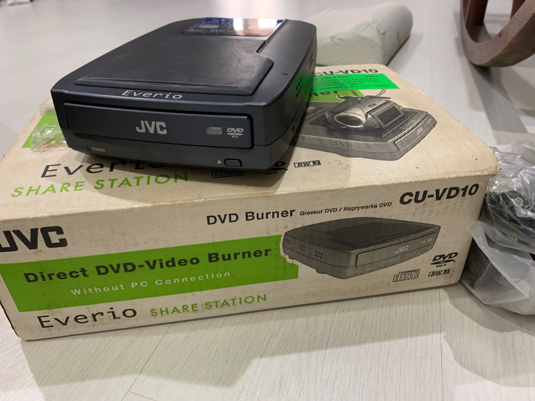 JVC Everio CU-VD10 Direct DVD-Video Burner, Hobbies & Toys, Music ...