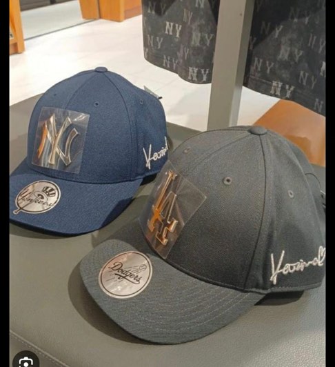 (Blue NY 57 )Karina x MLB Cap NY, Men's Fashion, Watches & Accessories ...