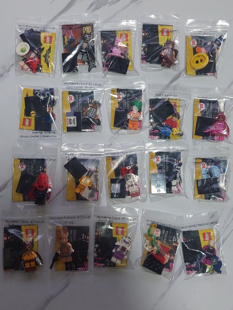 LEGO THE BATMAN MOVIE COLLECTIBLE MINIFIGURES (SET OF 20) (REPACKED ...