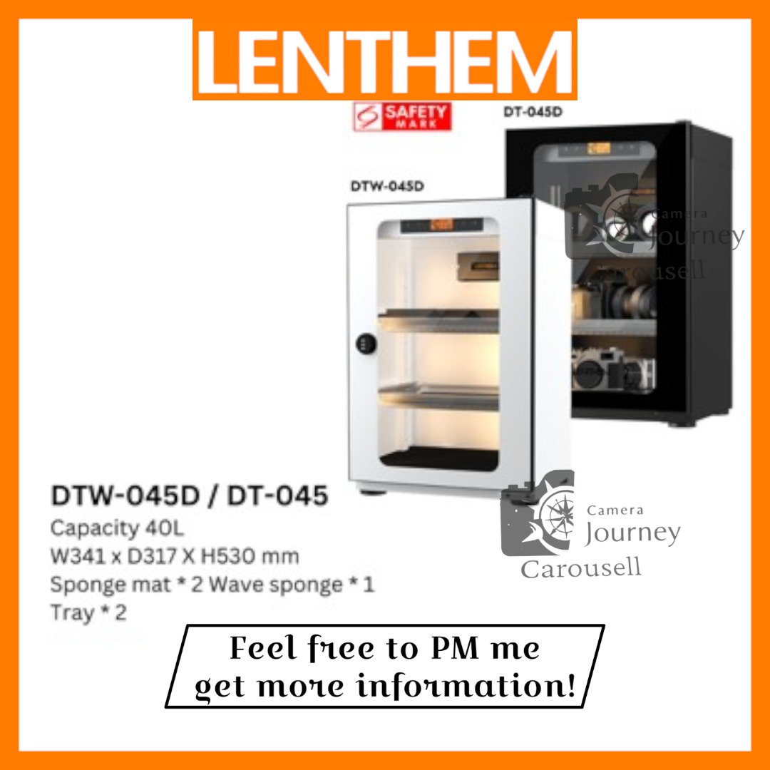 Lenthem DTW-045D 40L Dry Cabinet |Dry Box| dry box 45L, Photography ...