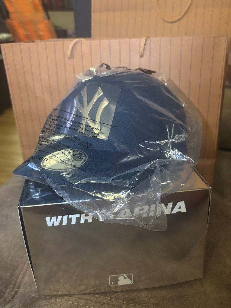 MLB x Karina NY Yankee limited edition cap, Women's Fashion, Watches ...