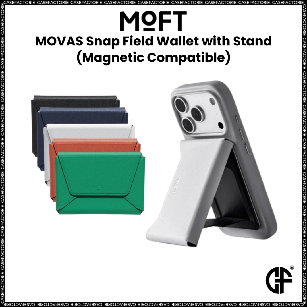 MOFT MOVAS Snap Field Wallet with Stand (Magnetic Compatible), Mobile ...