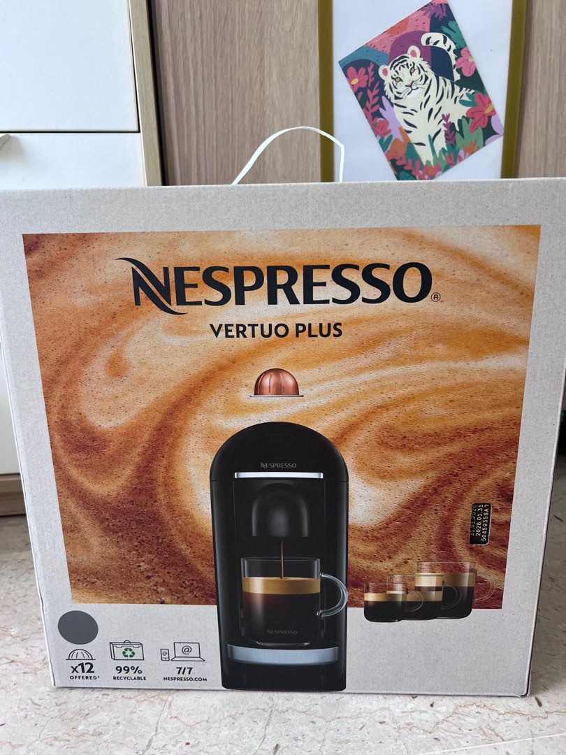 BRAND NEW Nespresso Vertuo Plus Coffee Machine - Brand New, TV & Home ...