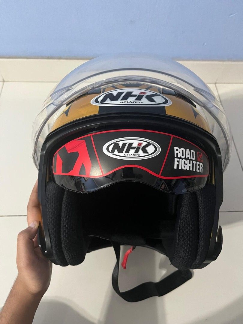 NHK bike helmet, Motorcycles, Motorcycle Accessories on Carousell