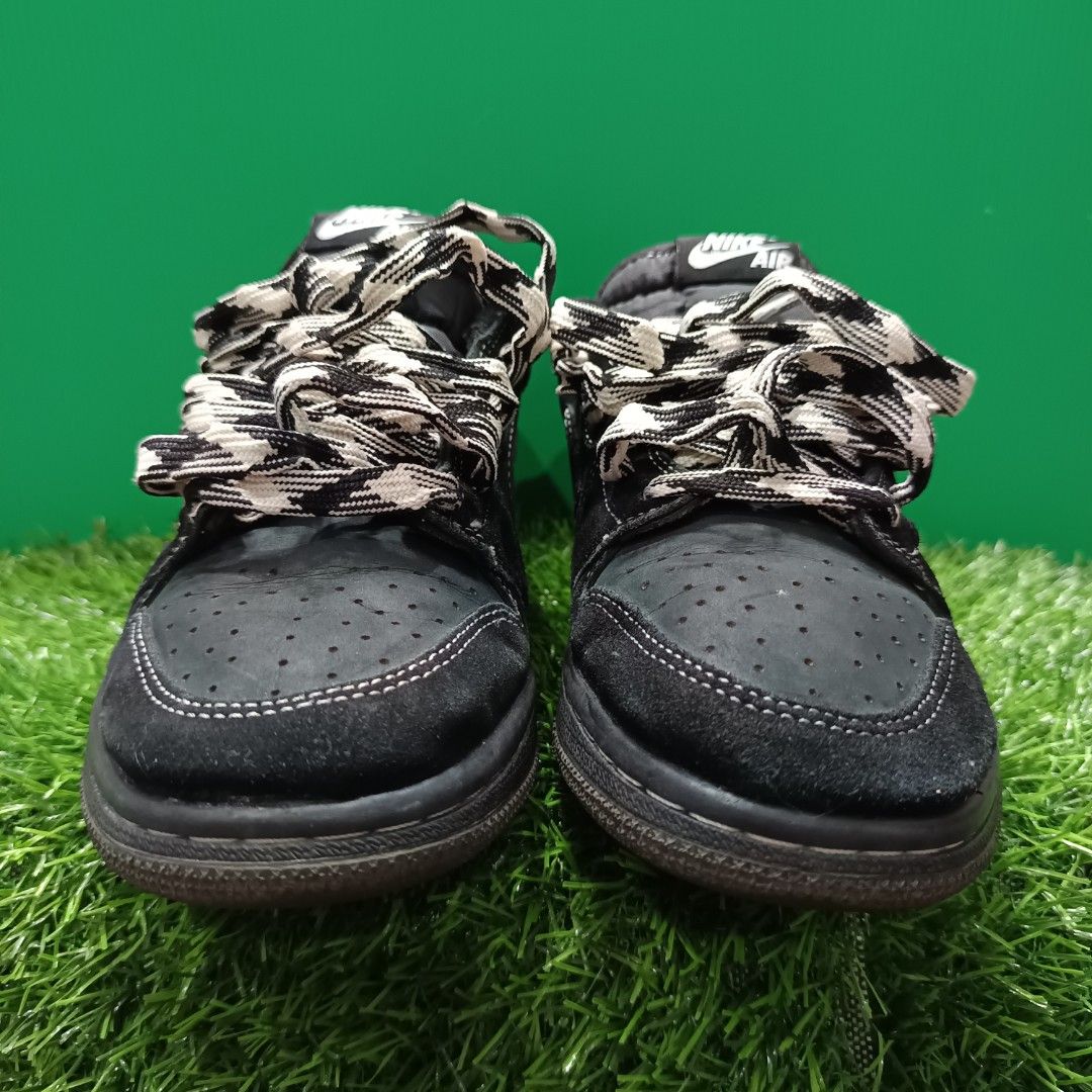 NIKE Kasut Bundle Jordan 1 Retro Low OG SP Travis Scott Black Phantom ...