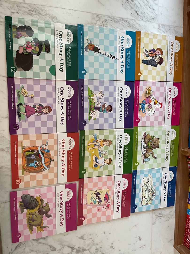 One Story A Day for Early Readers - 12 Books Set, Hobbies & Toys, Books ...