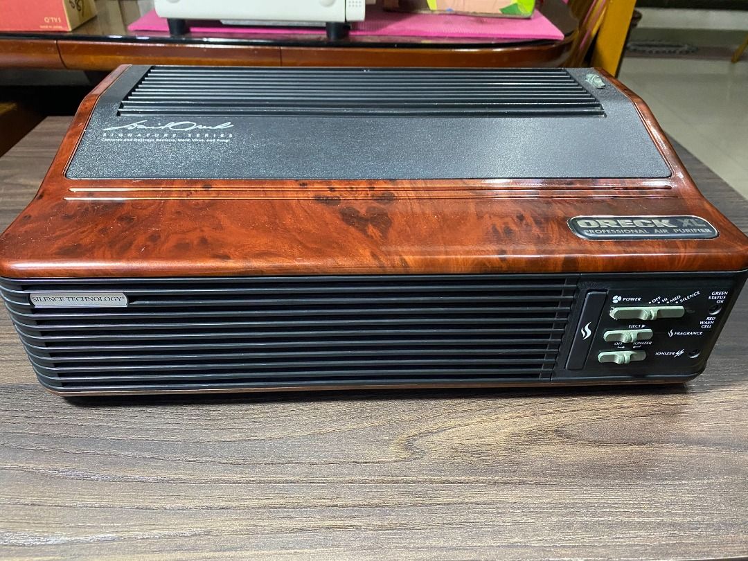 Oreck XL 桌上型 專業 空氣清淨機 Signature AIR8SD Type3 電離過濾 負離子, 電視及其他電器 , 空氣清淨機及 ...