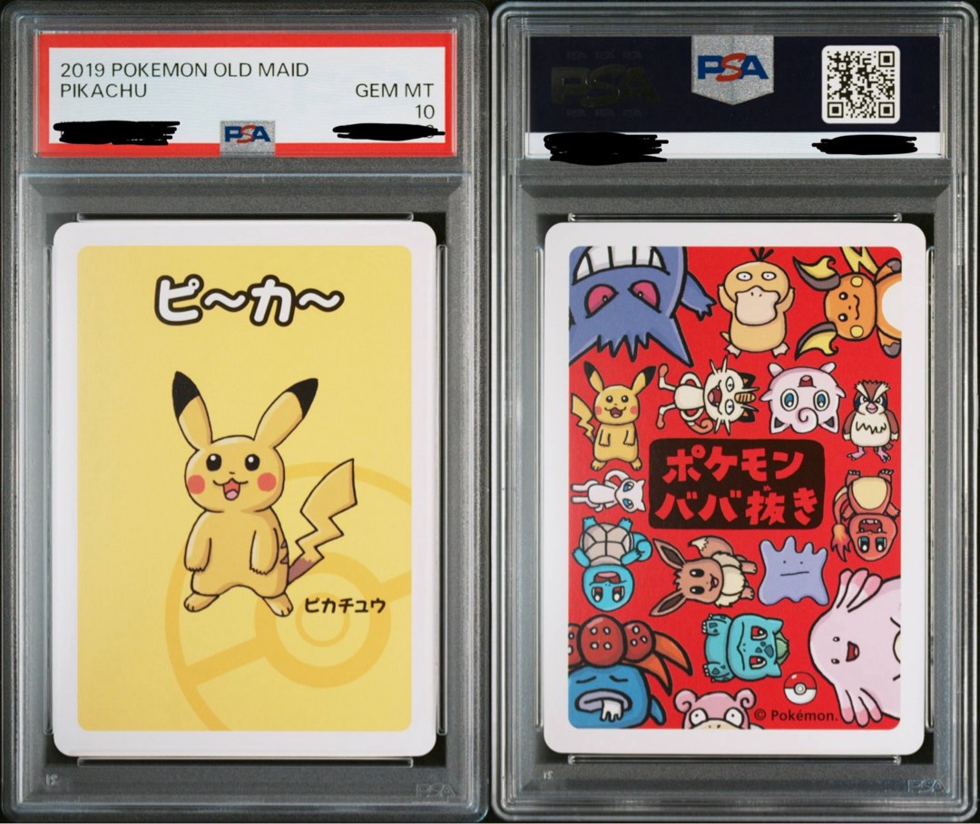 Pikachu Old Maid PSA 10, Hobbies & Toys, Toys & Games on Carousell