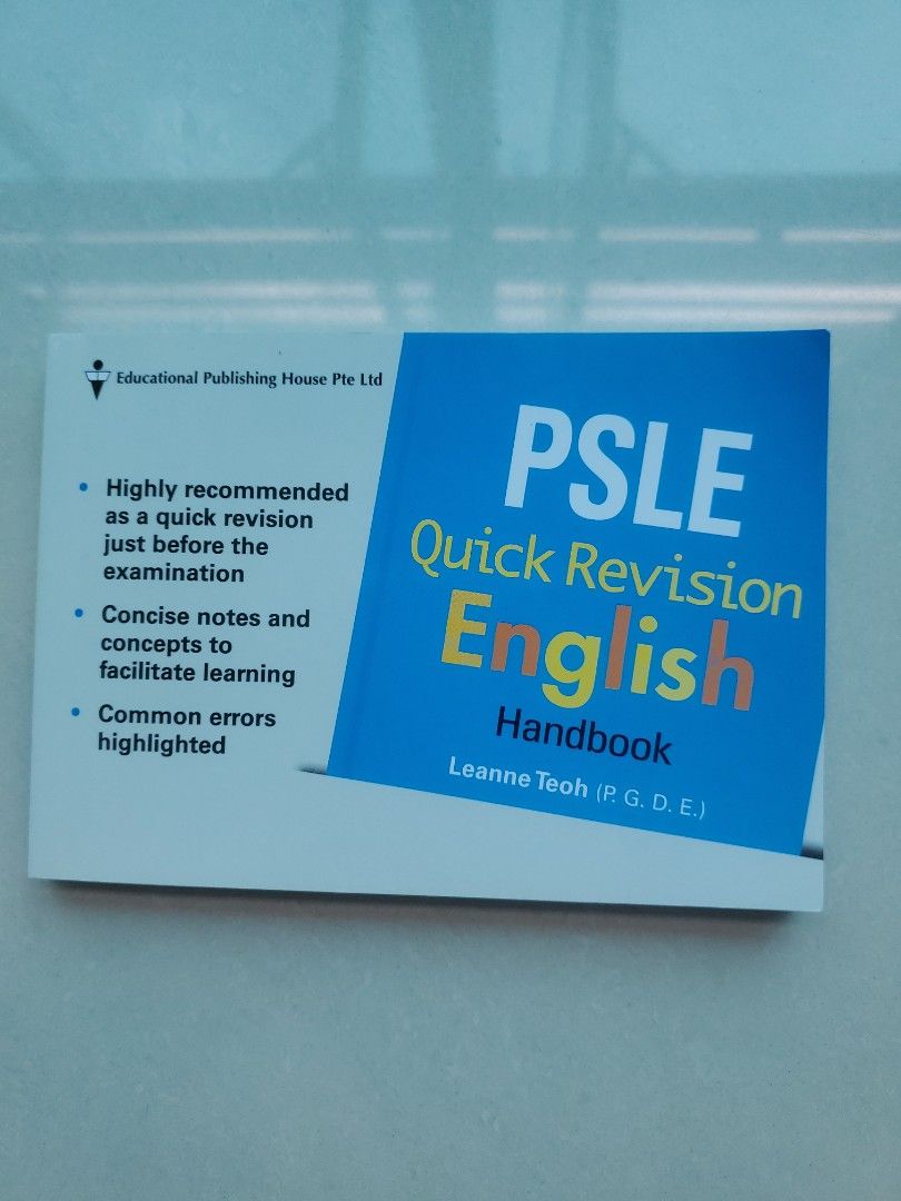 PSLE Quick Revision English Handbook, Hobbies & Toys, Books & Magazines ...