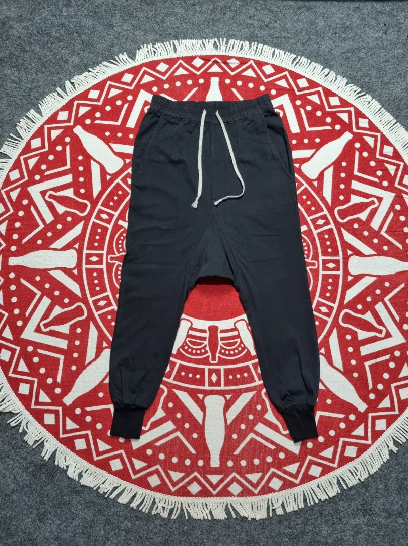 Rick Owens pants, Fesyen Pria, Pakaian , Bawahan di Carousell