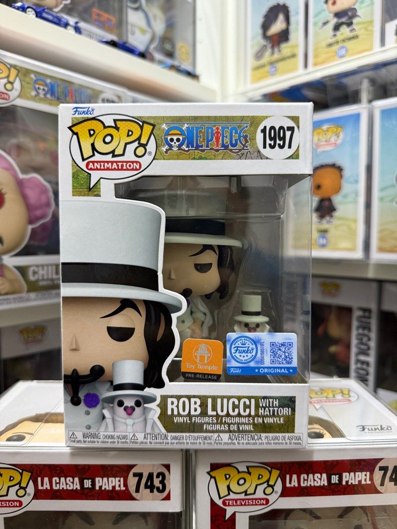 Rob Lucci with Hattori Toy Temple Exclusive #1997 - Funko Pop Animation ...