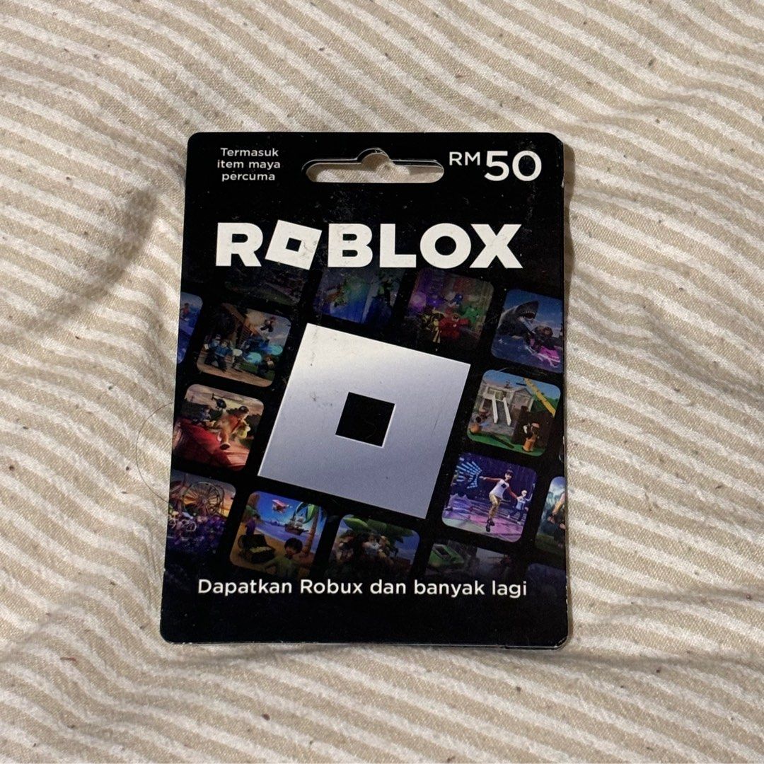 Roblox Gift Card RM 50, Video Gaming, Gaming Accessories, Game Gift ...