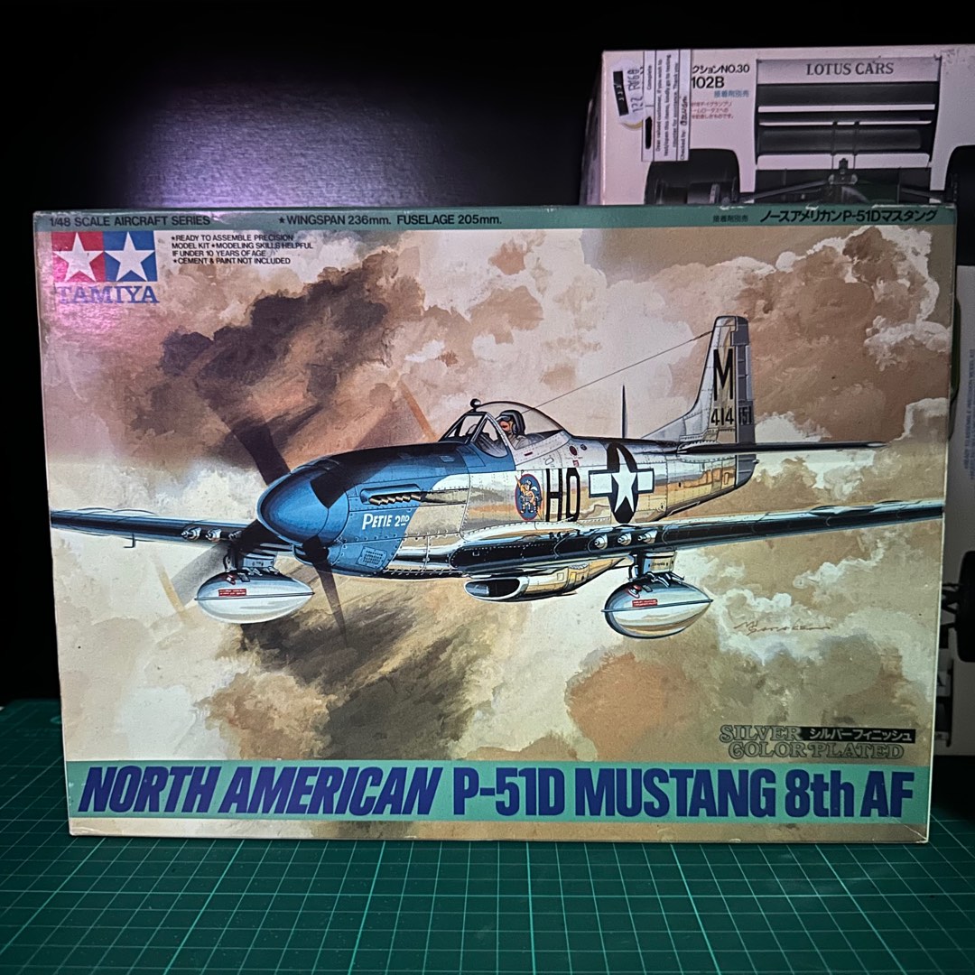 Tamiya 61040 P-51D Mustang USAAF 8th Air Force 1/48 Scale Plastic Model ...