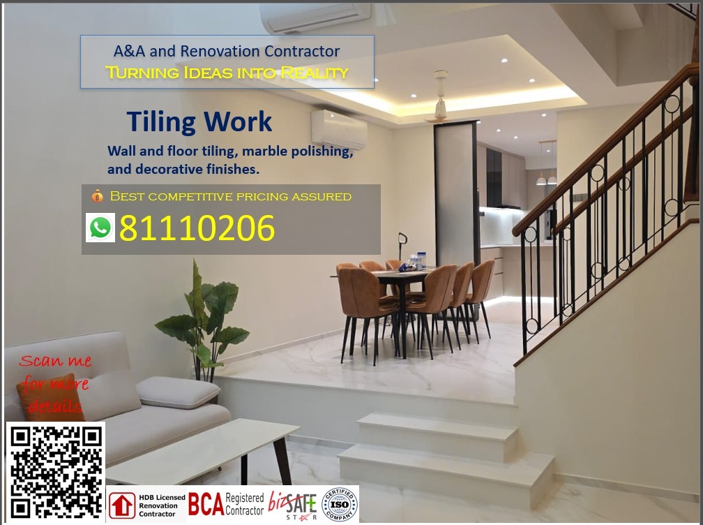 Tiling services/Toilet renovation/direct tiling contractor/Tiling ...